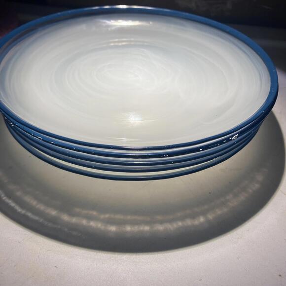 Artistic Accents | Dining | Artistic Accents Light Blue White Swirl ...